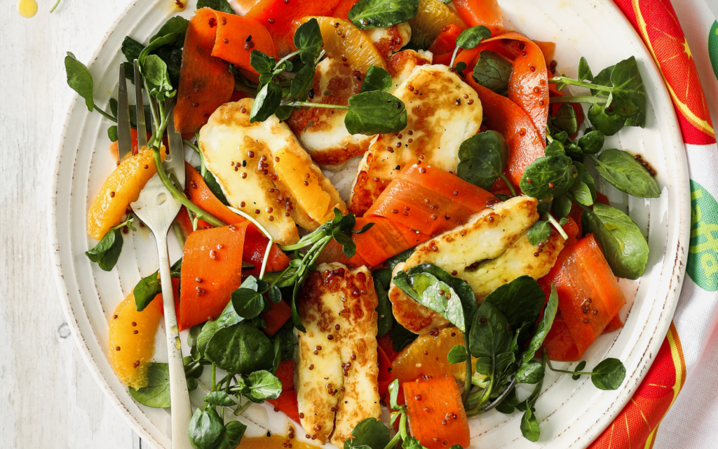 Jaffa Orange, Halloumi and Carrot Salad | Jaffa Fruit