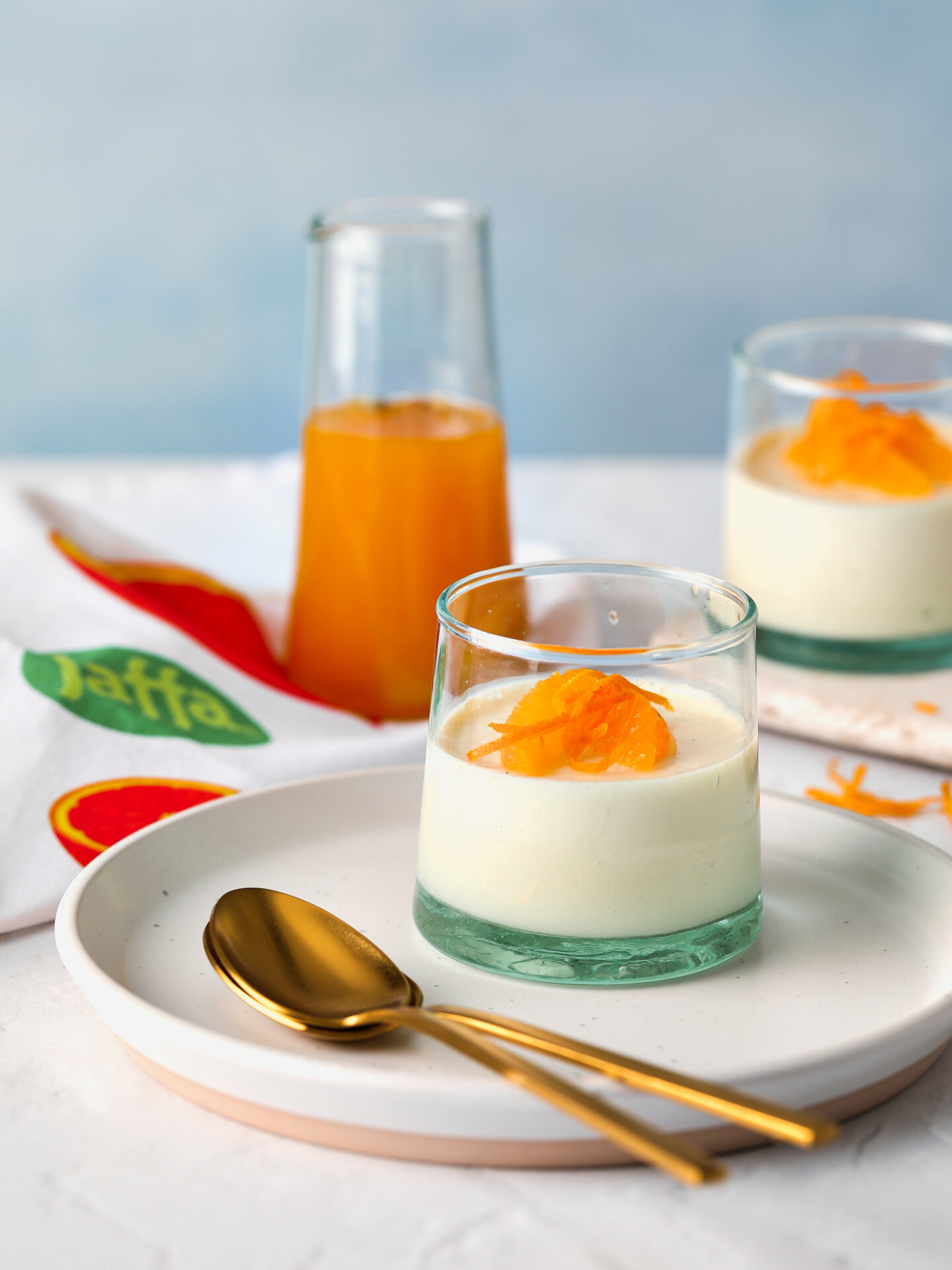 Jaffa Orange Panna Cotta and Vanilla Reduction | Jaffa Fruit